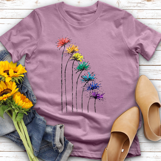 Rainbow Blossom Tee – Blossom Collections